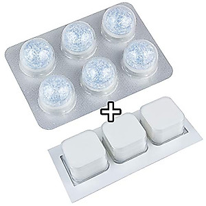 Descaling Tablets and Cleaning Tablets for Jura-Capresso Automatic Coffee and Espresso machines Combi pack
