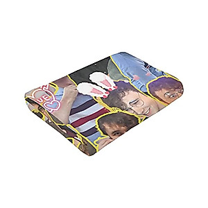 Blanket Wilbur Soot Soft and Comfortable Warm Fleece Blanket for Sofa,Office Bed car Camp Couch Cozy Plush Throw Blankets Beach Blankets