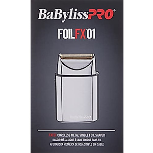 BaBylissPRO Barberology Foil Shaver FXFS1 SILVERFX Professional High-Torque Shaver