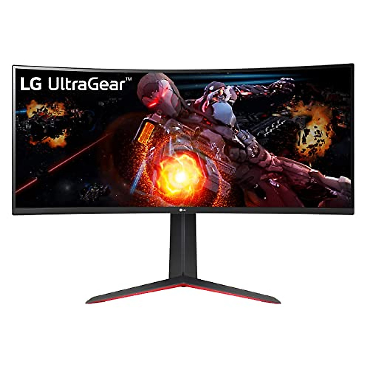 LG UltraGear QHD 34-Inch Curved Gaming Monitor 34GP63A-B, VA with HDR 10 Compatibility and AMD FreeSync Premium, 160Hz, Black