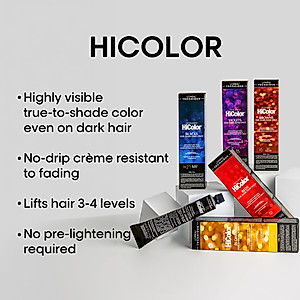 L'Oréal Technique HiColor Browns & Blondes Permanent Hair Color | Lifts Dark Hair in One Step | No Brassiness | Rich, Smooth Creme Formula | Intense, Long-Lasting Color | Soft Brown