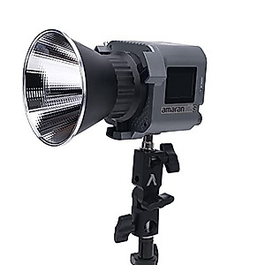 Aputure Amaran 60d S Ultra-High Color Quality 65W Output Daylight Bowens Mount Point-Source LED Video Light, 5600K SSI 86+, 37,800 lux @ 1m, App Control, 8 Lighting FX (amaran 60d S)
