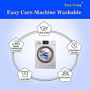 Easy-Going Reversible Oversized Couch Cover for 3 Cushion Couch Sofa Cover for Dogs Water Resistant Furniture Protector Cover with Foam Sticks for Pet (Oversized Sofa, Gray/Light Gray)