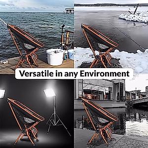 COMFO-LIFE Portable Camping Chair - Backpacking Chair Ultra Lightweight and Durable Lawn Chairs, Camp, and Backpacking Chair - Ideal for Travel and Outdoor Adventures - Ultralight & Compact