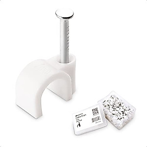 Cable Matters 200-Pack Nail-in Cable Clips Cord Organizer