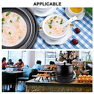 Food Soup Kettle Warmer with Ladle Countertop Cheese Warmer Catering Soup Warmer Commercial for Buffet Food Warmer Party