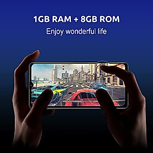 Xgody X60 Pro Unlocked Smartphones, 6.5 Inch Android 9.1 OS Cheap Cell Phones, 2022 4G Dual 5MP Camera and Dual SIM Phones, 3000mAh Massive Battery, Face Recognition (Blue)