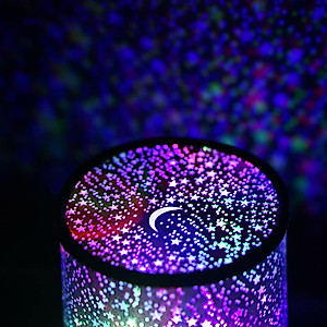 TABLECLOTHSFACTORY Starry Galaxy Sky Projector Cosmos Romantic Color Changing LED LAMP Gift Set