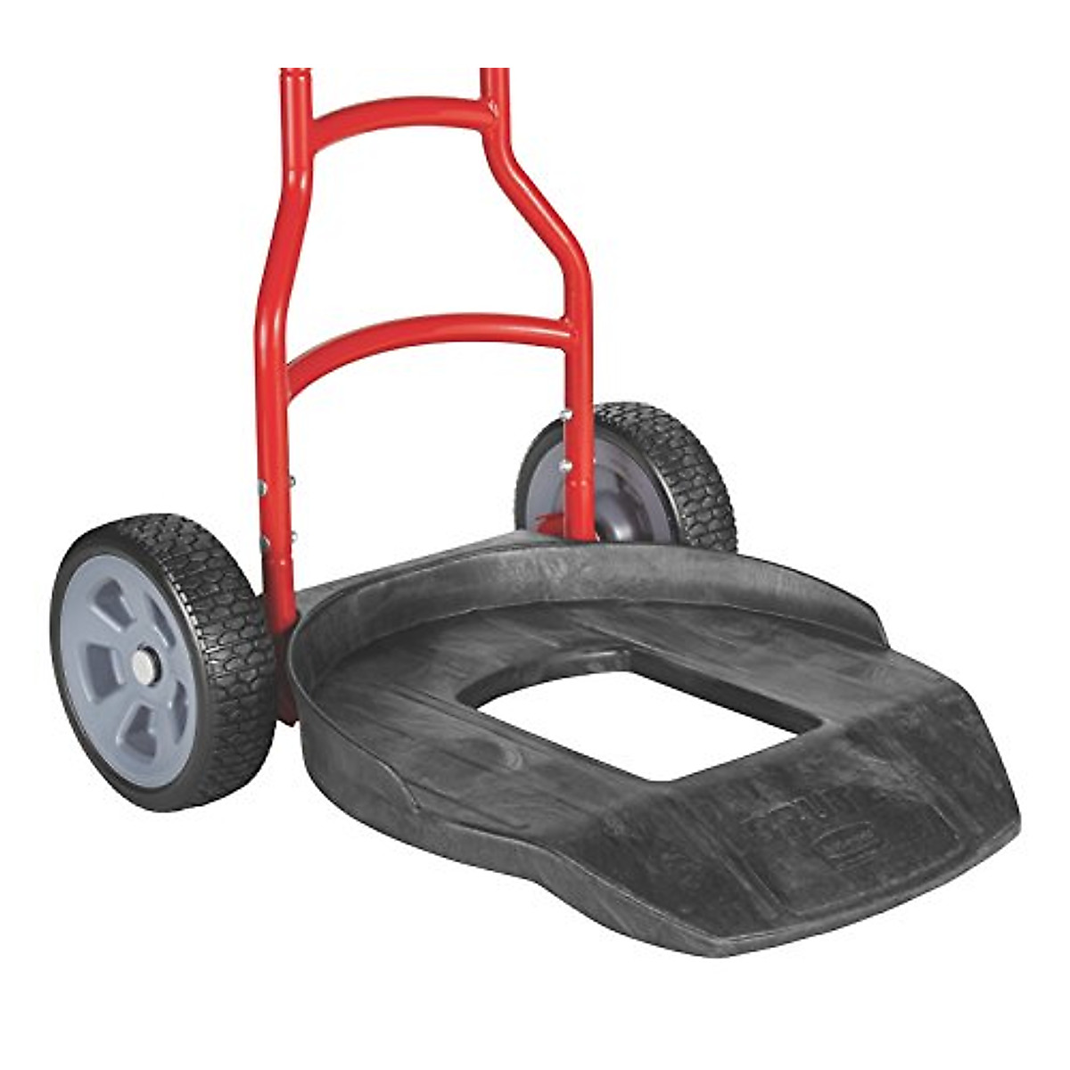 Rubbermaid Commercial Products Brute Construction and Landscape Dolly, 250-Pound Capacity, Red, Heavy Duty Dolly with Wheels