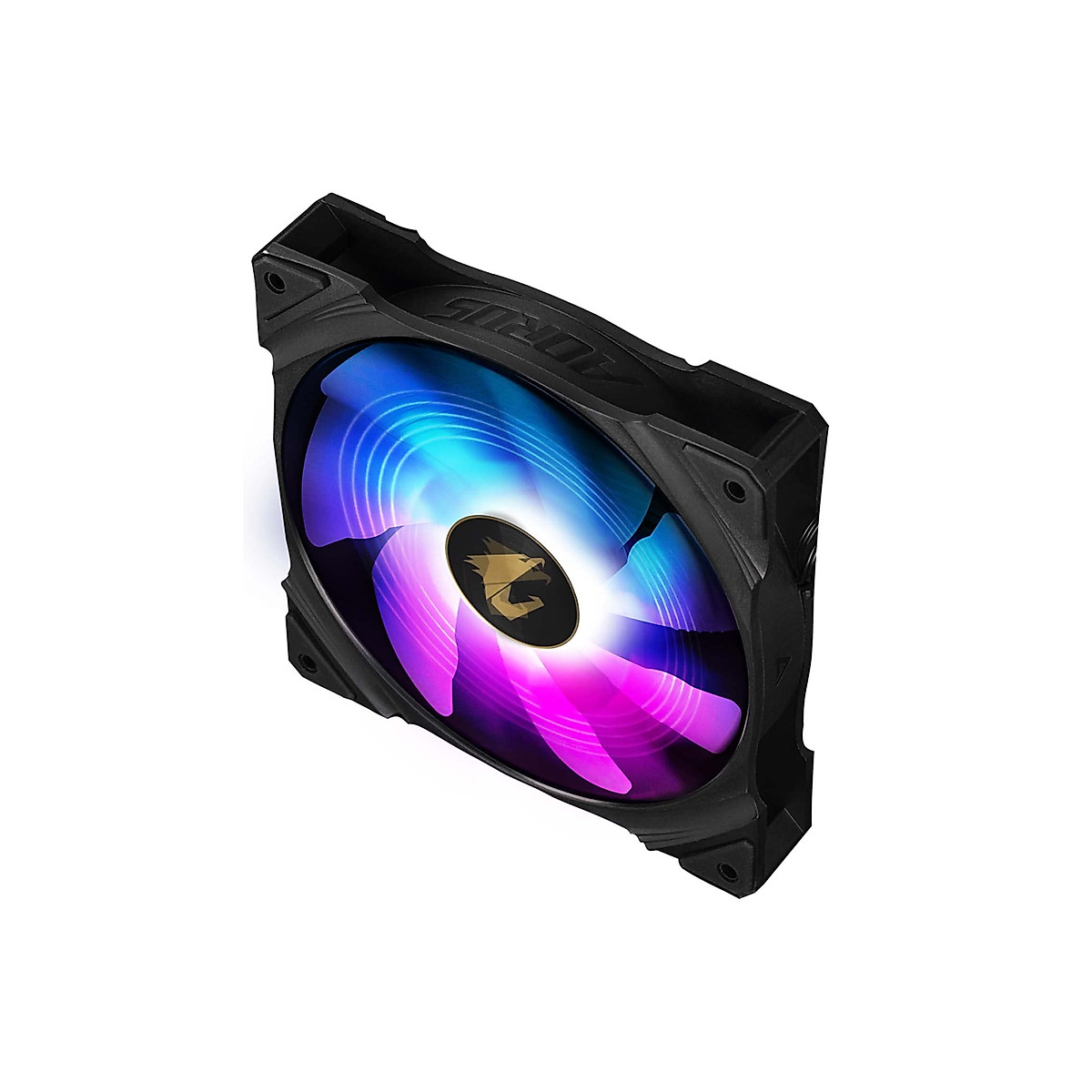Gigabyte GP-AR140RFAN - AORUS 140mm Sleeve Bearing ARGB Computer Case Fan, Black