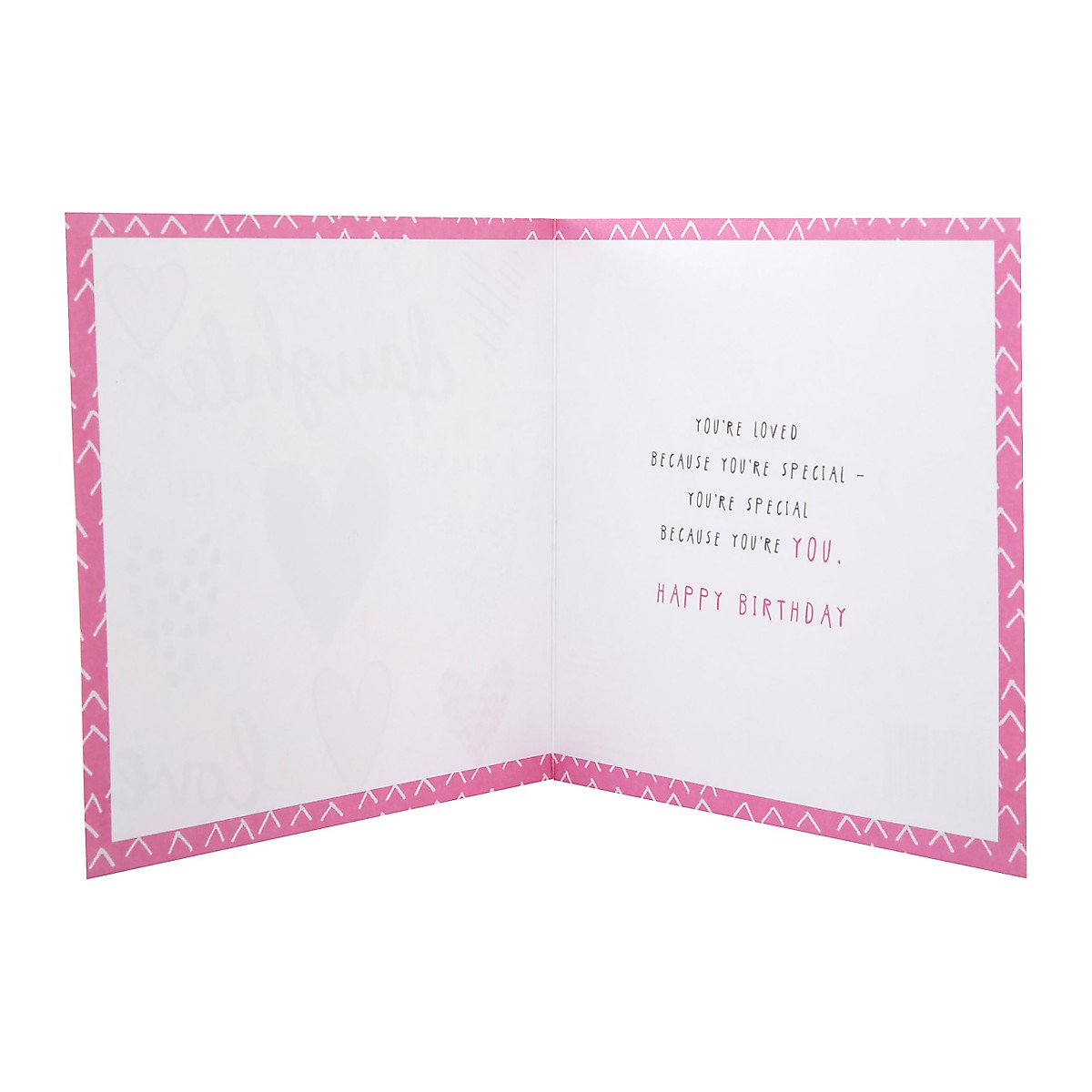 Hallmark Birthday Card for Daughter - 3D Heart Design