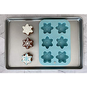 Handstand Kitchen Winter Wonderland Snowflake Shaped Cupcake Mold