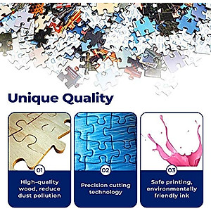 Jigsaw Puzzles for Adults Tower-5000piece Jigsaw Puzzle Kids Educational Game Toys Gift for Home Wall Decoration