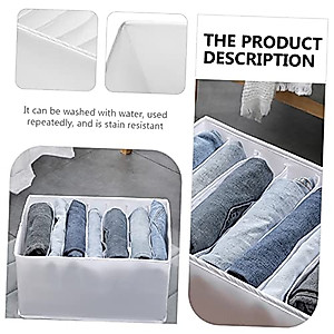 SOESFOUFU 1pc Underwear Storage Box Cabinet Drawer Necktie Organizer Clothes Storage Box Desk Closet Fabric Organizer Bra Drawer Dividers Sock Storage Box 7 Cell Sock Box Closet Storage Box