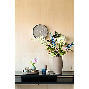 Karlsson, Wall Clock, Steel, Grry, One Size