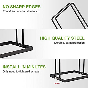 Hanger Organizer Holder, 2Piece Hanger Stacker for Laundry Room Closet Dry Cleaning Room, Hanger Storage Rack for Adult or Kids Hangers