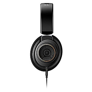 PHILIPS Over Ear Open Back Stereo Headphones Wired with Detachable Audio Jack, Studio Monitor Headphones for Recording Podcast DJ Music Piano Guitar (SHP9600)