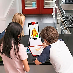 Osmo Creative Starter Kit - 3 Educational STEM Games for Ages 5-10, Drawing & Physics - For Fire Tablets