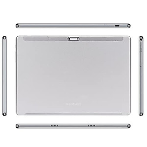 10 Inch Android 11 Tablet pc, 4 RAM 64GB ROM 128GB Expand, IPS HD,2.5D G+G Touch Screen,Google Certificated Wi-Fi Tablets,5MP Camera,Long Battery Life,Sliver-(Comes with Leather case) Silver…