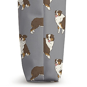 Red Tri Aussie Mom Australian Shepherd Dog Lovers Tote Bag