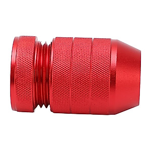 Adjustable Aluminum Alloy Drill Stop Collar Anti Slip Nylon Inner Ring Drill Stop Collar ​for Woodworking(For 0.24 to 0.43in Drill Bit)