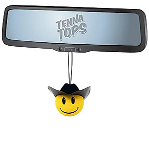 HappyBalls Cowboy with Black Hat Truck, Car, SUV Antenna Topper Auto Accessory