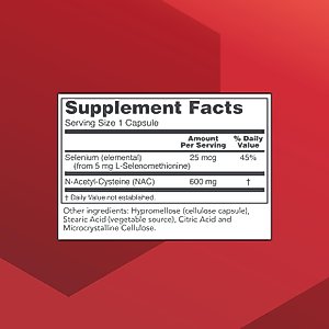 Protocol NAC with Selenium and Molybdenum - Glutathione, Brain, and Lung - 100 Veg Caps