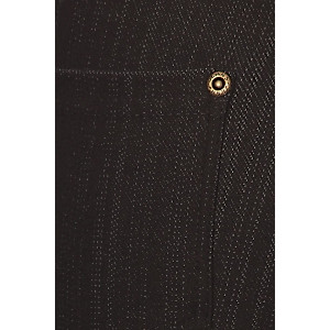 Leggings Depot Women's Cotton Blend Stretch Pull-on Jeggings Casual Pants with Pockets (Black, Medium)