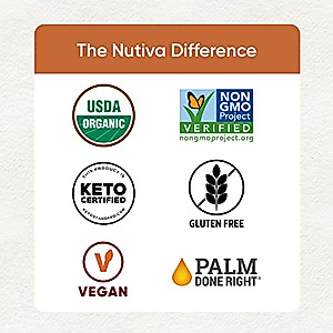 Nutiva Organic Almond Coconut Spread,11.5 oz (Pack of 2)- 3g Sugar Per Serving,Low Carb,Non-GMO, Gluten Free,Keto Certified, Paleo, Vegan, Smooth, No Stir