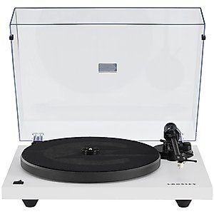 Crosley C6B-WH Belt-Drive Bluetooth Turntable Record Player with Adjustable Tone Arm, White