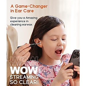 BEBIRD Ear Wax Removal Tool - R1 Upgraded Ear Cleaner with 1080P Camera, Smart Visual Earwax Remove Kits with 7 Pcs Ear Set for Daily Ear Pick, 6 LED Lights, 5 Types of Ear Scoop Ear Tips Replacement