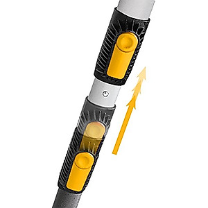 True Temper 193055510 Telescoping Snow Roof Rake with Aluminum Handle, 17-Foot