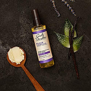 Carol's Daughter Black Vanilla Hair Sheen for Curly, Wavy or Natural Hair, Hair Shine Spray and Moisturizer For Dry, Dull or Brittle Hair, 4.3Fl Oz