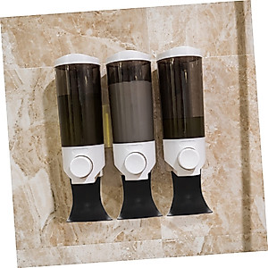 Abaodam 4 Pcs Water Tray Foam Drip Tray Body Wash Container Wall Mounted Drip Tray Dispenser Tray Water Dispenser Cup Holder Wall Cup Holder Universal Cup Holder Conditioner Plastic Soap