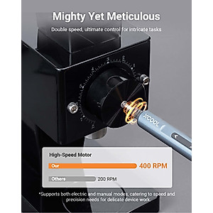 XCOOL Mini Electric Screwdriver Set with Drill Bits, 52-in-1 400RPM 5 Torque Settings Electric Precision Screwdriver, 48 Magnetic Bits, Pry Bar, Led, Tweezer, Electric Precision Screwdriver Kit for Pc