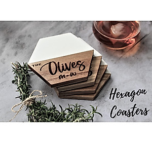 Personalized Marble and Wood Cutting Board with Coasters SET Custom Cutting Board Charcuterie Board Christmas Anniversary Wedding Gift Bridal Shower Gift Engagement Gift Housewarming Gift