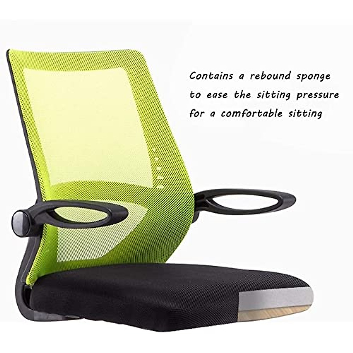 Office Chair Mesh Chair Swivel Armrest Seat Arch-Leg Table and Chair Computer Chair Ergonomic Backrest Big Class Game Chair Chair (Color : Orange) Needed