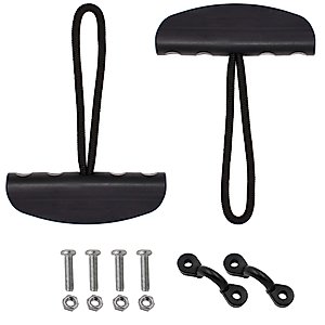 YYST Lot 2 Kayak Carry Handle Pull Handle T-handle with Cord and Pad Eyes