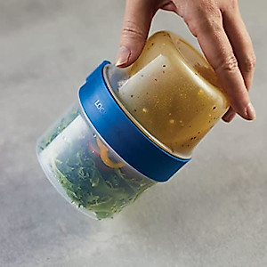 LocknLock Easy Essentials Twist Two Way Food Storage Container, BPA-Free/Dishwasher Safe, 12-Piece Set - Mixed Sizes, Clear