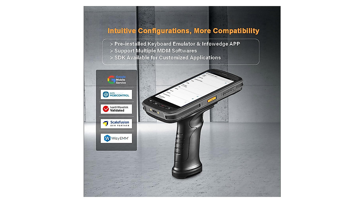 Rugged Android Handheld Barcode Scanner for Warehouse