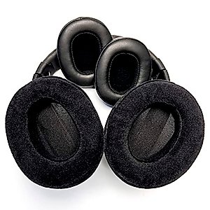 Voarmaks Super Large Ear Pads Extra Thick Foam Cushion Compatible with Skullcandy Crusher/Evo/Hesh 3 Headphone Comfortable Wearing Experience Cover Full Giant Ears Bass Booster (Velvet Ear Pads)
