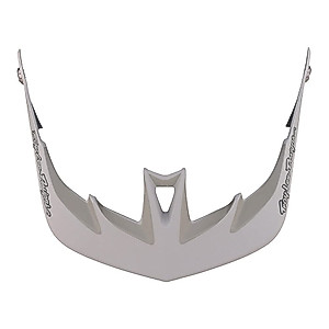 Troy Lee Designs A3 Uno Adult Bicycle Helmet MIPS EPP EPS Premium Lightweight 16 Vents 3-Way Adjustable Detachable Visor All Mountain Enduro, Gravel, Trail, BMX, Off-Road MTB (Light Gray, XS/SM)