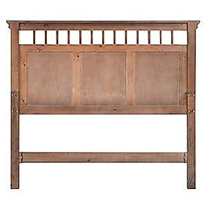 Sunset Trading Mission Bay King Bed | Amish Brown Solid Wood | Headboard and Footboard Panel