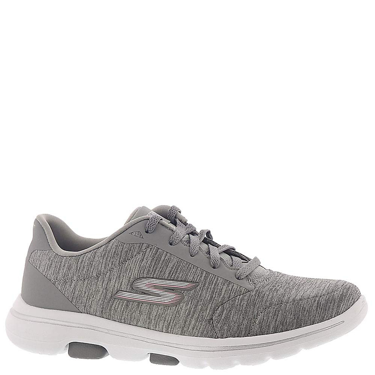 Skechers Women's Go Walk 5 True Sneaker, Grey, 9