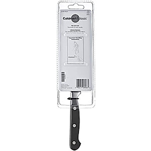 Cuisinart C77TR-5SUT Triple Rivet Collection 5" Serrated Utility Knife, Black