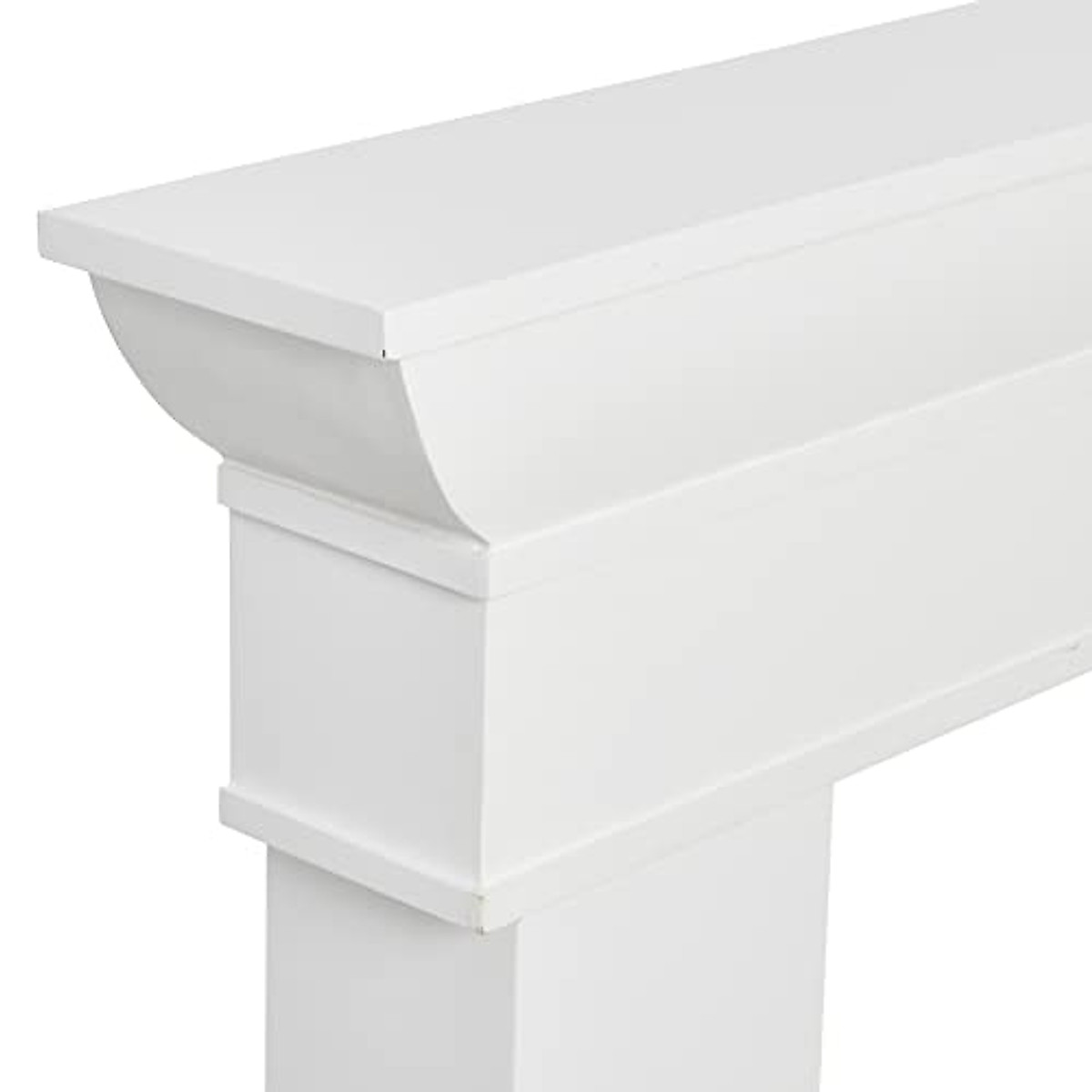 Creative Co-Op Monolith Fireplace Mantel, White