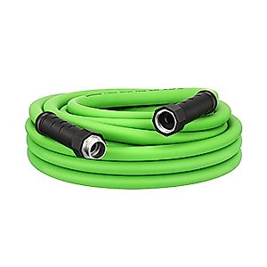 DEWENWILS Garden Hose 10 ft x 5/8", Water Hose with Swivel Handle, Heavy Duty, Lightweight, Flexible Hose for Plants, Car, Yard, 3/4 Inch Solid Fittings, Drinking Water Safe