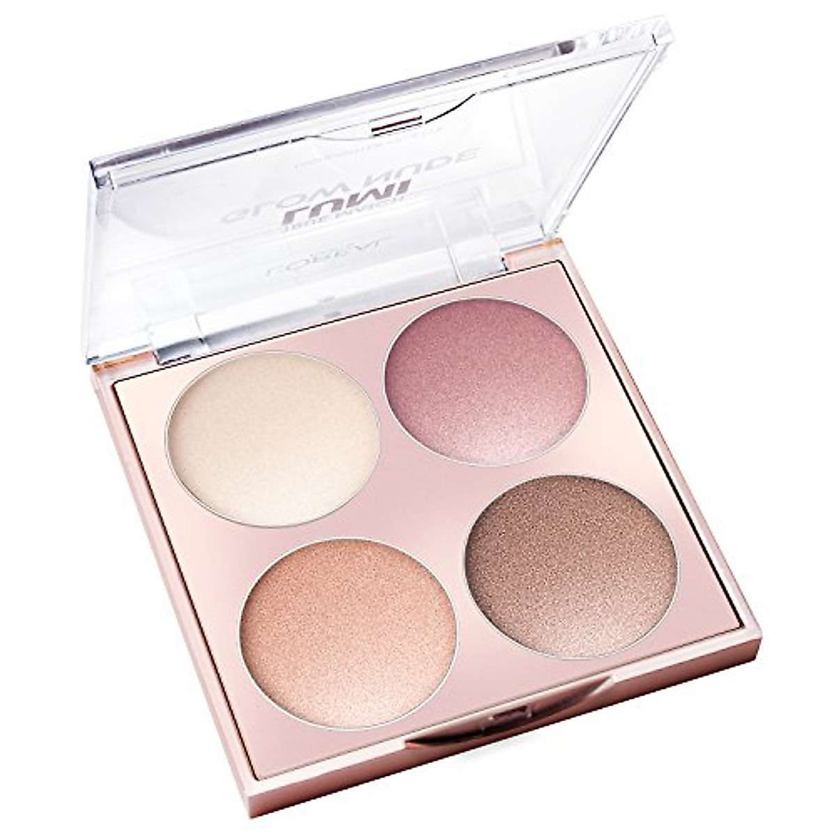 L'Oreal Paris Makeup True Match Lumi Glow Nude Highlighter Makeup Palette, Moon-Kissed, 0.26 oz.