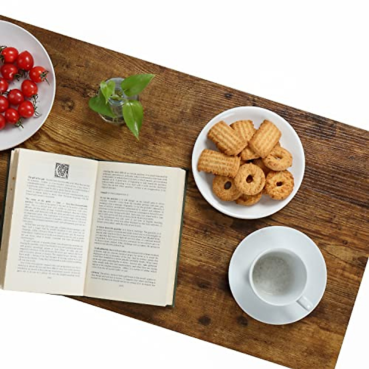 Finnhomy Bar Table Set, 47" Pub Table High Top Table, Rectangular Bar Height Table, Bar Table with Stools, Kitchen Table Set for 2, Industrial Breakfast for Kitchen, Living Room, Rustic Brown