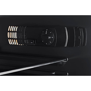 Summit FF6BK2SSADALHD 24” Wide ADA Under Counter Refrigerator 5.5 cu.ft. Made in Europe with Automatic Defrost Operation, Reversible Stainless-Steel Door, Deluxe black interior (ADA Left Hand Door)